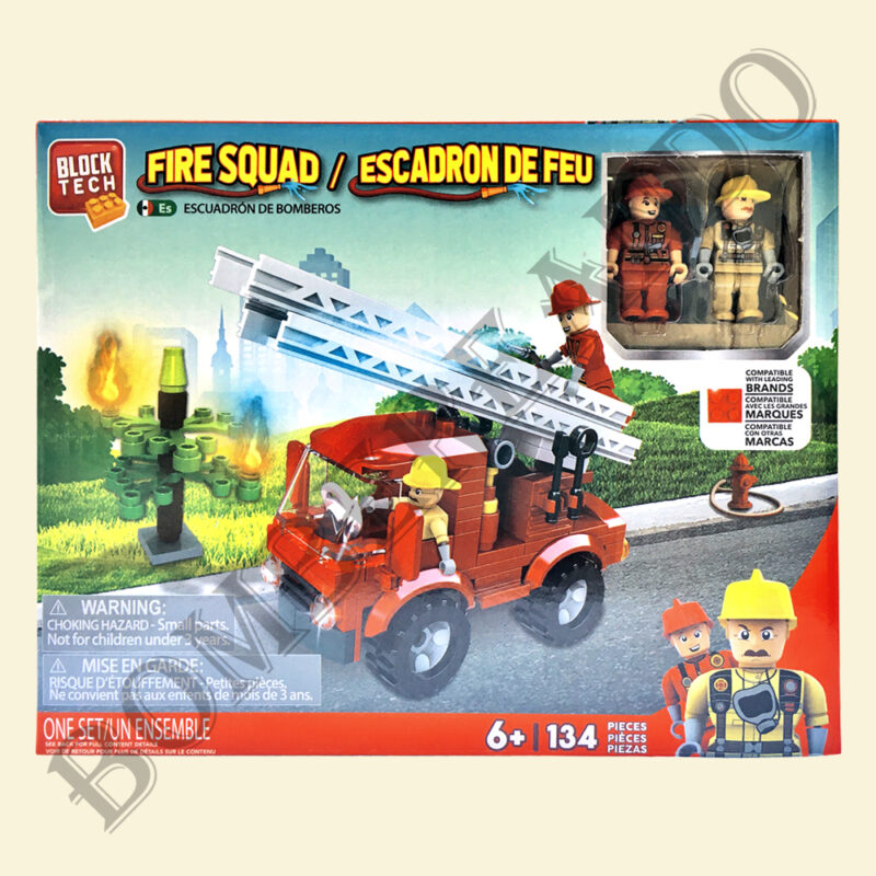 Juego Armable Fire Squad Block Tech (134 piezas) – Bombereando